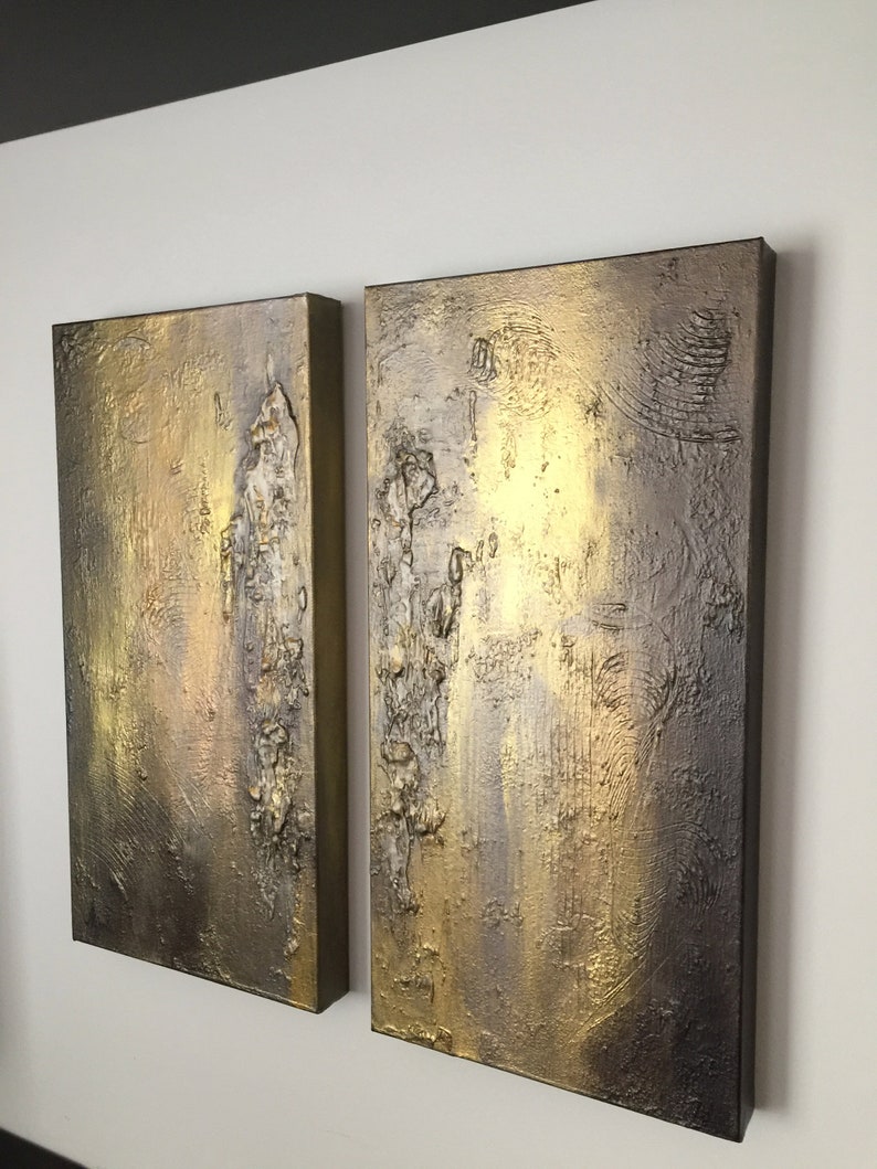 Original Abstract Painting. Diptych. Original Contemporary | Etsy