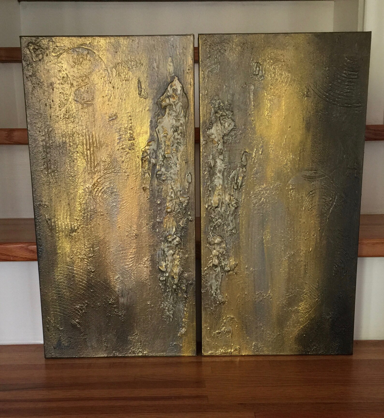 Original Abstract Painting. Diptych. Original Contemporary | Etsy