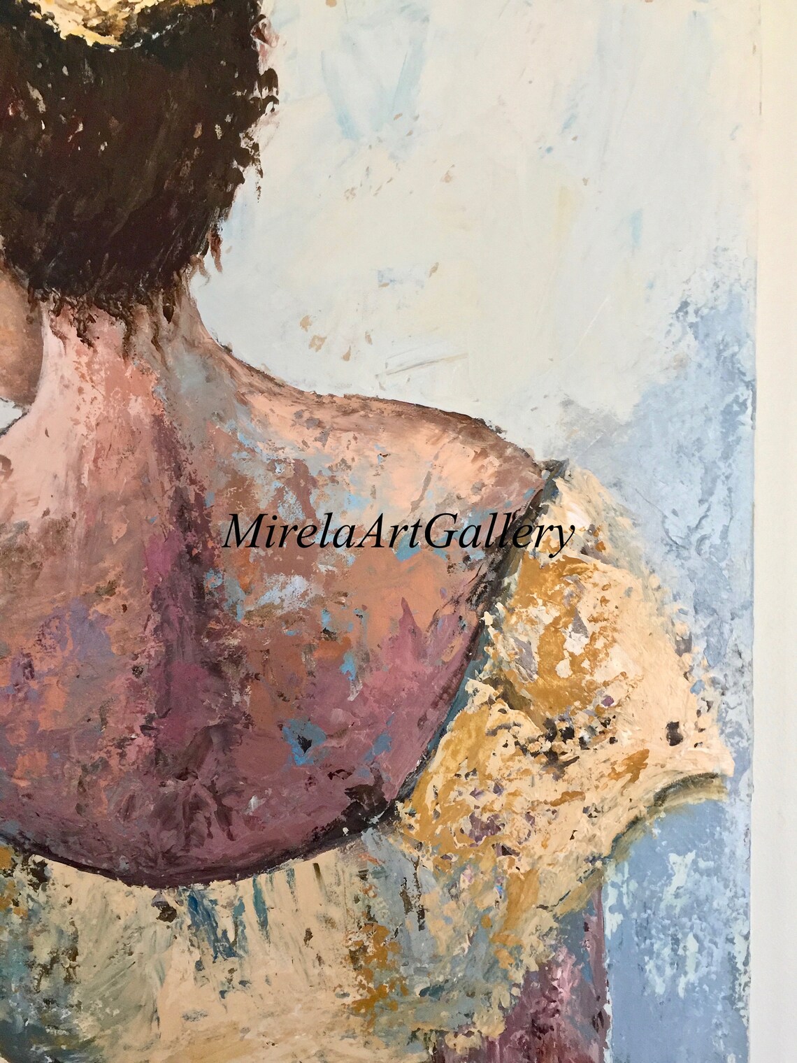 Large Original Abstract Hand-paint Canvas Fine Art Textured | Etsy