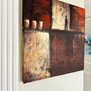 Quiet Night, Original Abstract Painting, Hand-painted Artwork Fine Art ...