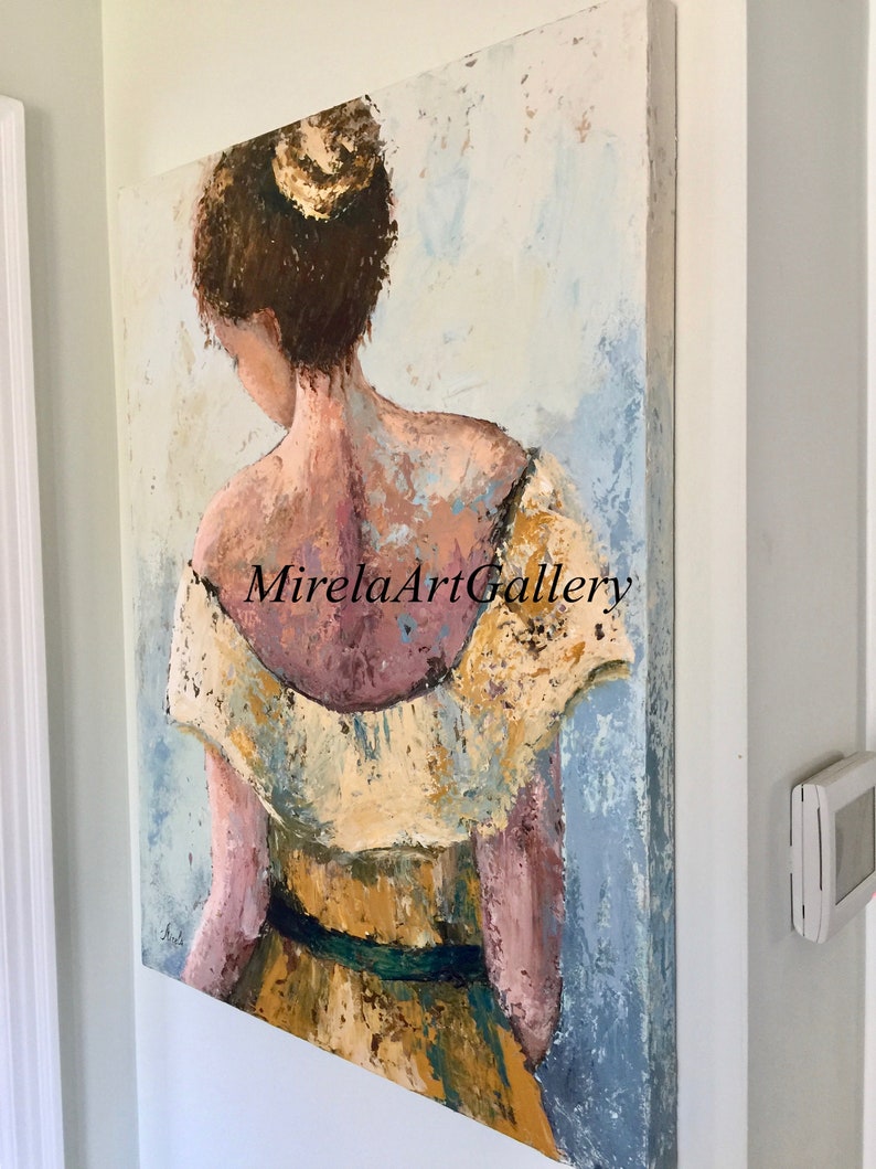 Large Original Abstract Hand-paint Canvas Fine Art Textured | Etsy