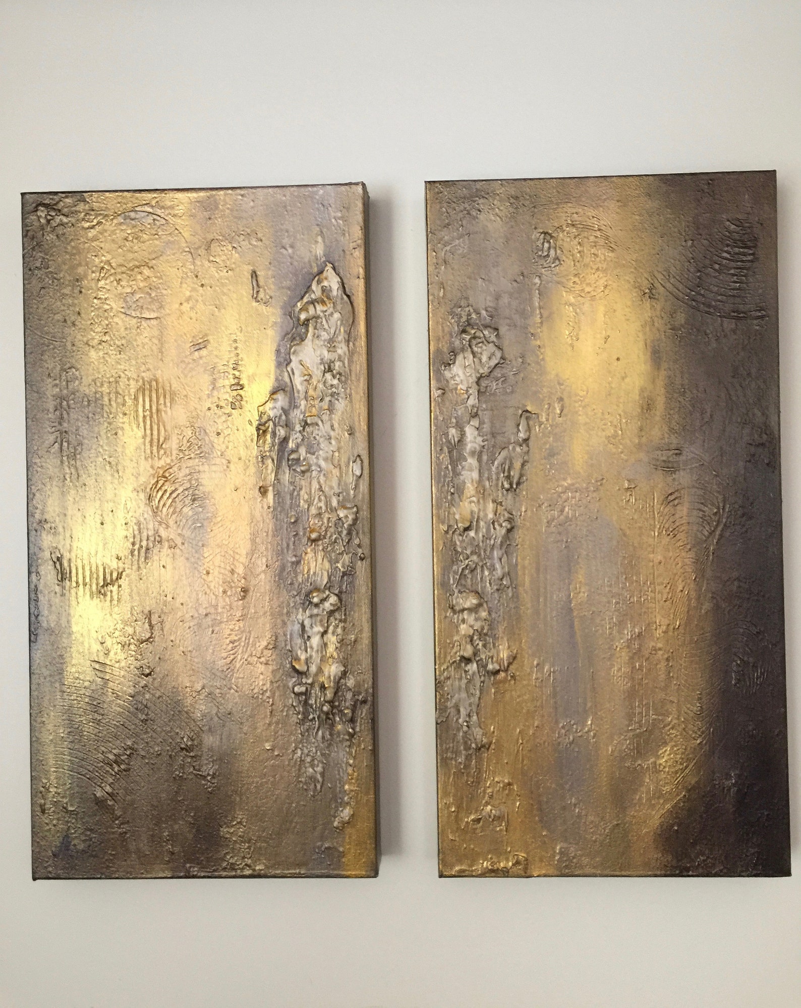 Original Abstract Painting. Diptych. Original Contemporary | Etsy