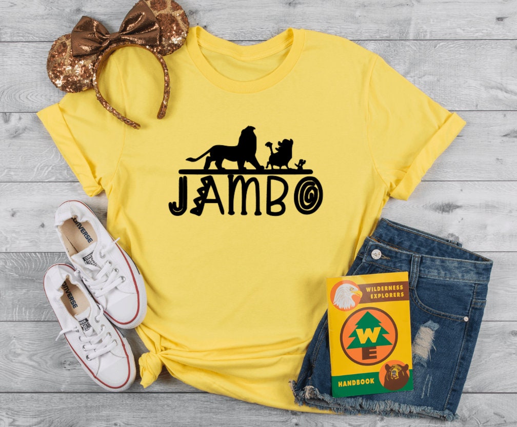 Disney's Lion King Jambo Tee Shirt and Tank - Etsy