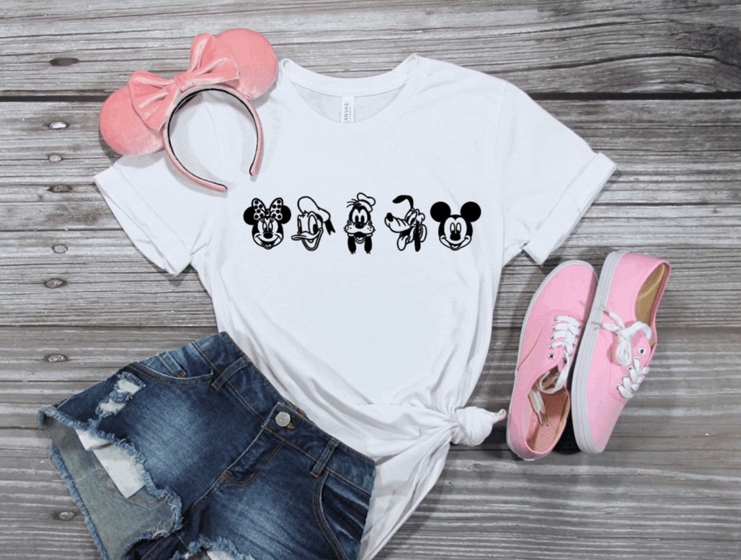 Disney's Fab Five, Mickey, Minnie, Donald, Goofy, and Pluto Shirt and ...