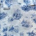 Blue Toile De Jouy Semi Sheer Tissue Paper 19.5x14, for Decor Gift Wrap ...