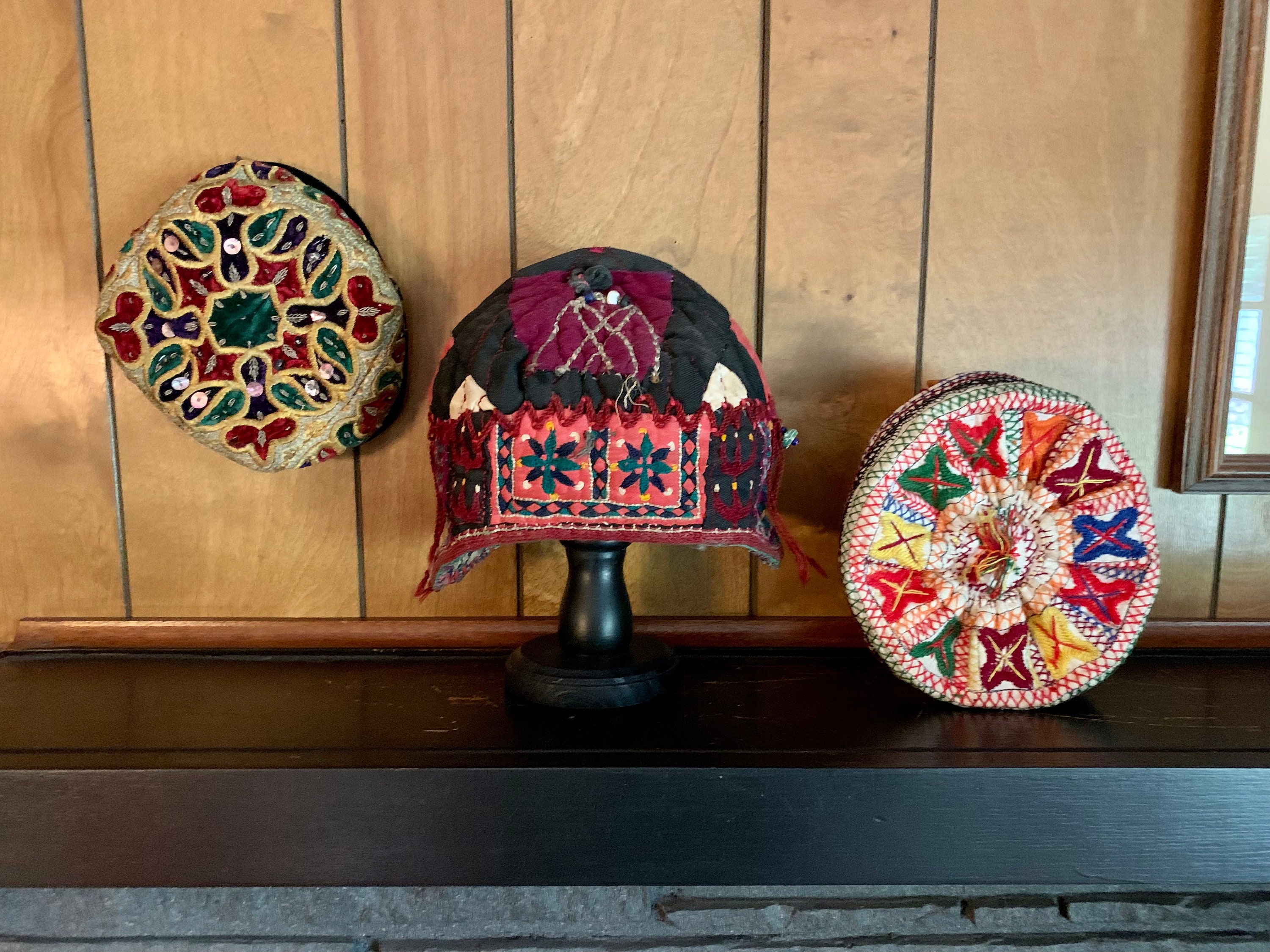Two Middle Eastern Hats - One Asian Hat (set of 3) - Etsy