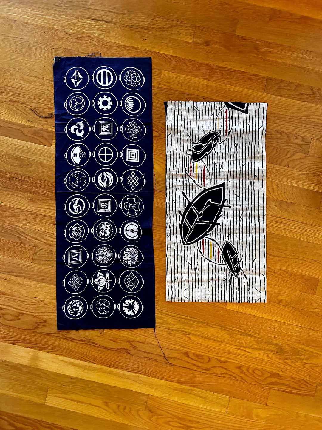 Set of Two Japanese Panels - Etsy