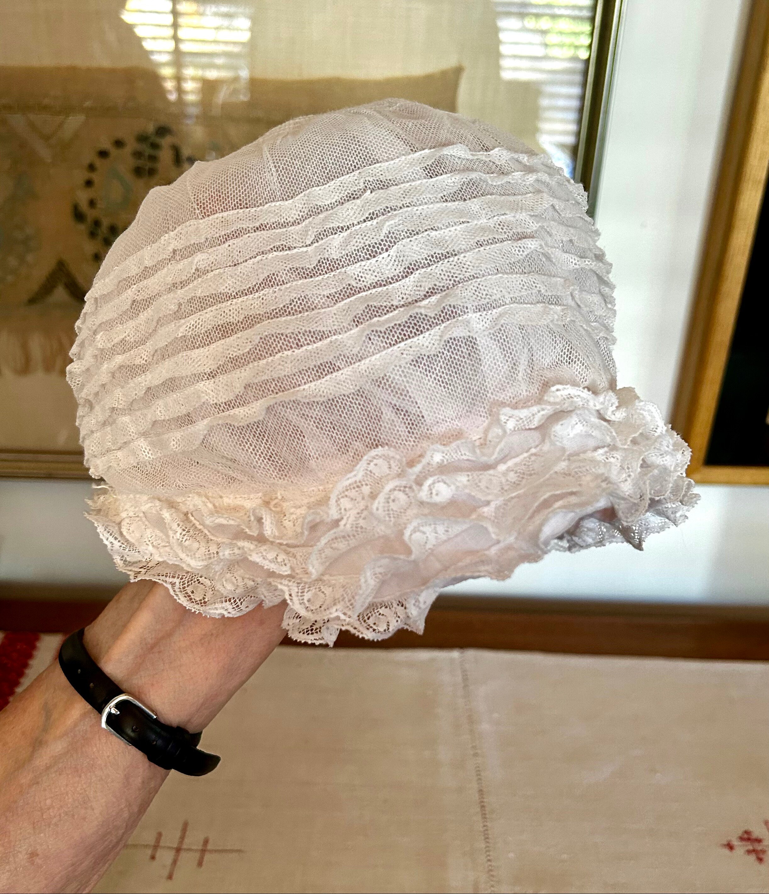 Organdy Lined Net Bonnet - Etsy