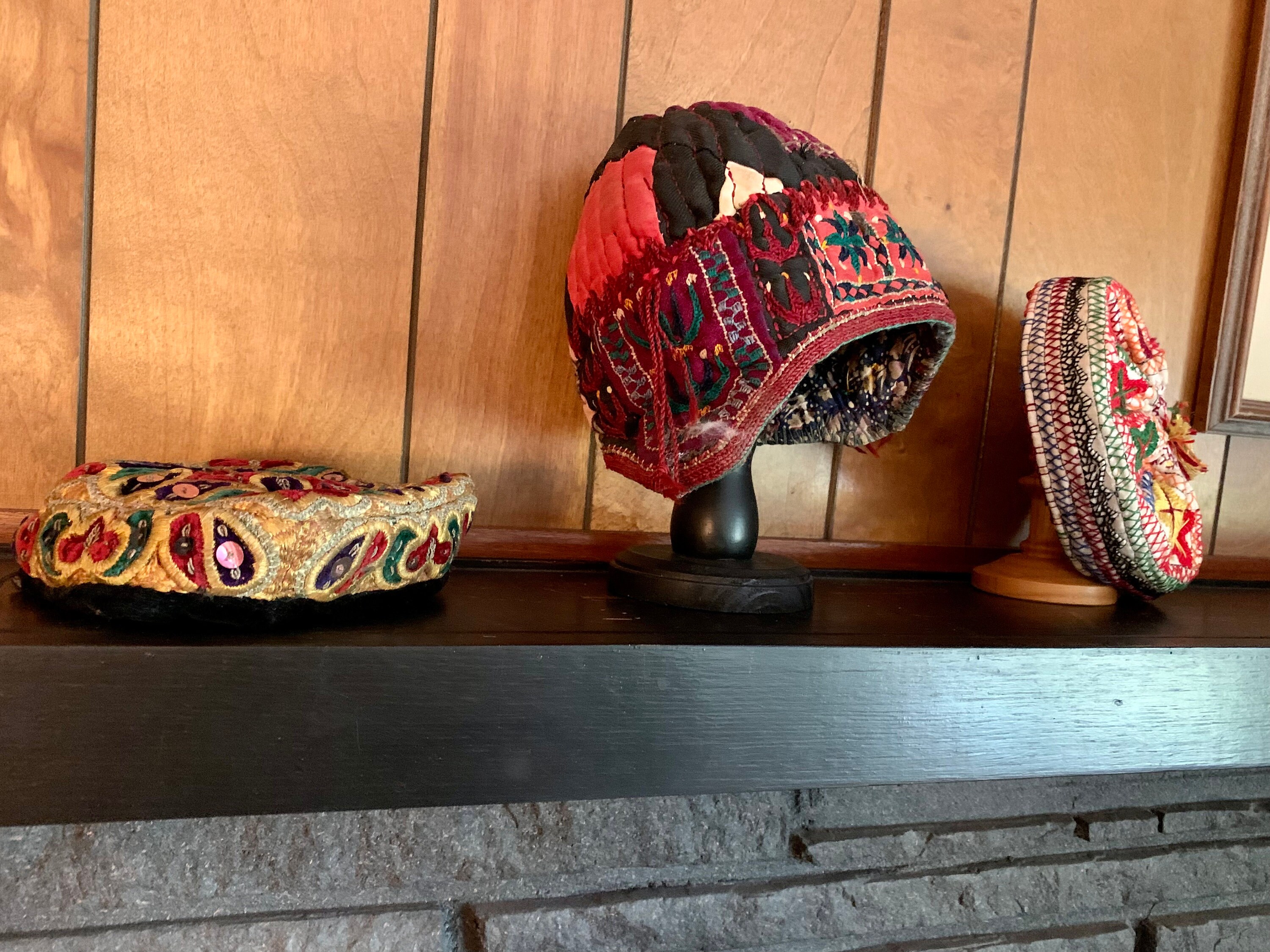 Two Middle Eastern Hats - One Asian Hat (set of 3) - Etsy