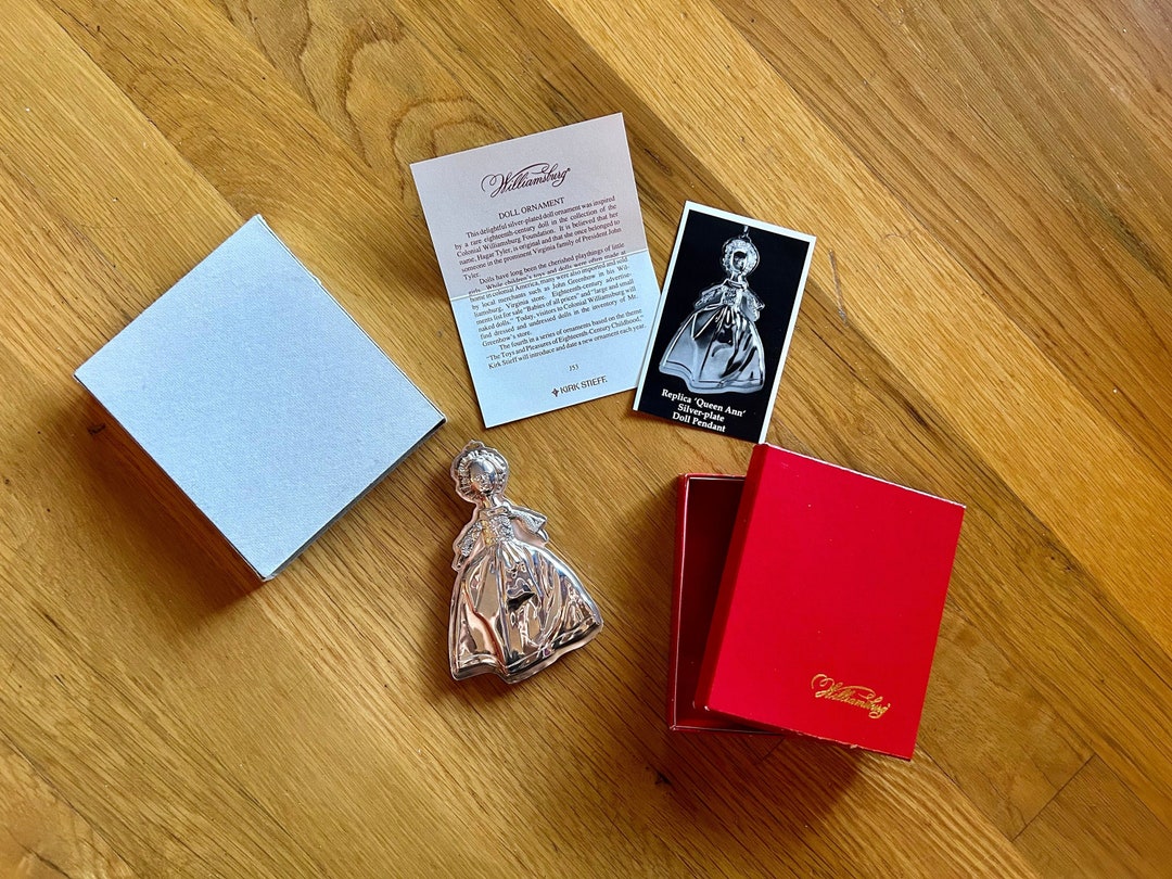 Replicator's 'queen Ann" Silver-plate Doll Pendant - Etsy