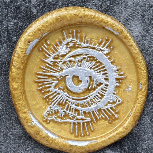 Yin Yang Sun and Moon Wax Seal Stamp Kit Day and Night Wax - Etsy