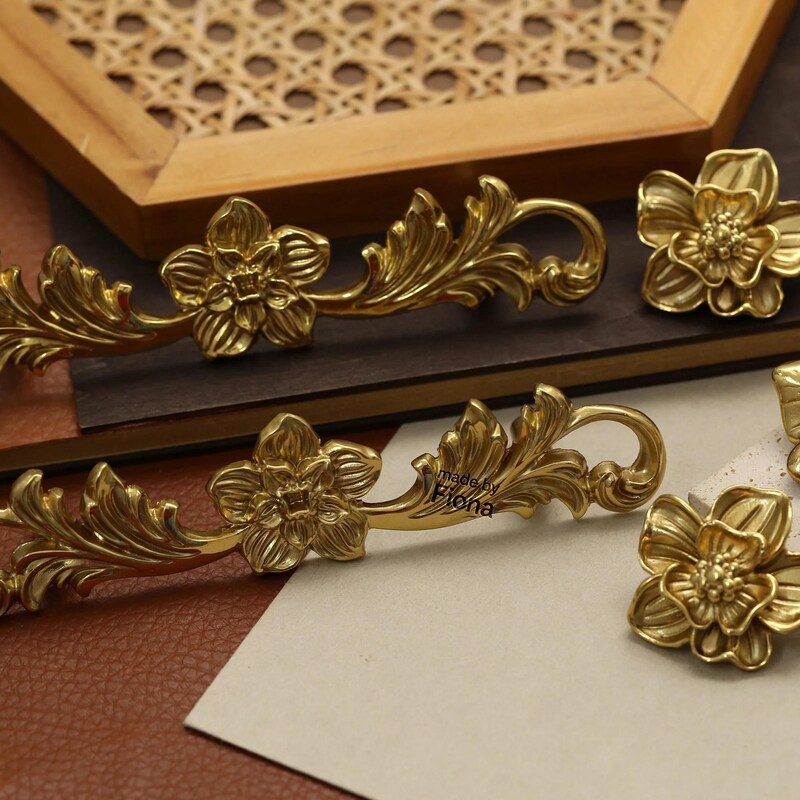 Flower Door Handles - Etsy