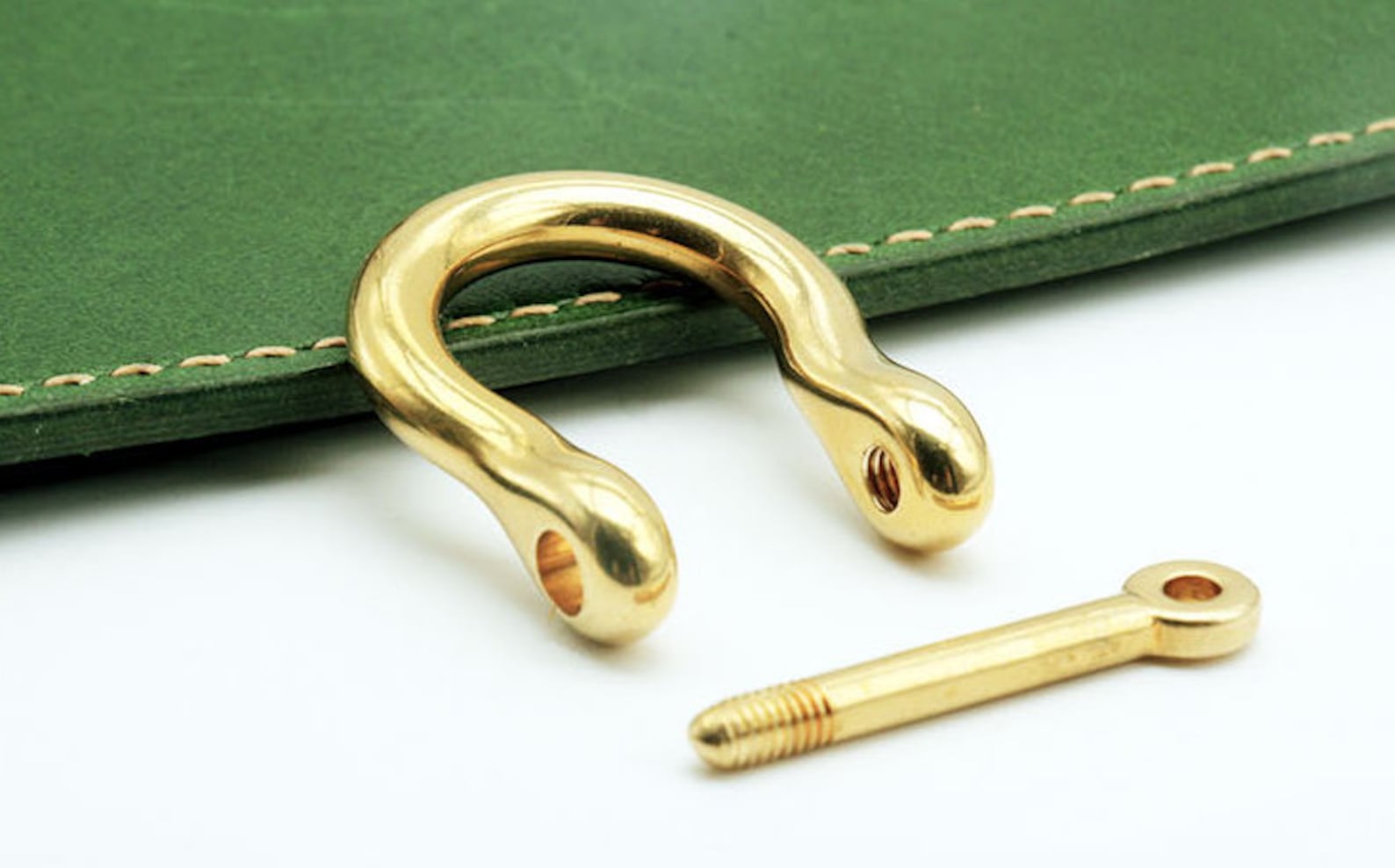 Brass Shackle Solid Brass U Lock Clasp With Screw - Etsy UK