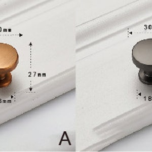 Modern Red Copper Cabinet Handles, Kitchen Handle Pulls, Cupboard ...