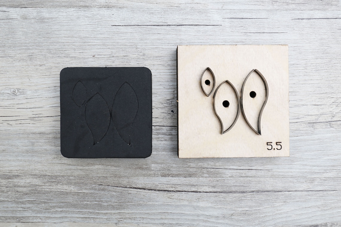 Teardrop shape Leather Cutting Die Steel Rule Metal Die | Etsy