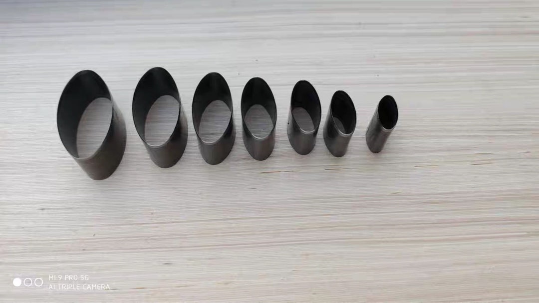 Geometric Oval Leather Steel Rule Metal Die, Oval Earring Leather Die ...