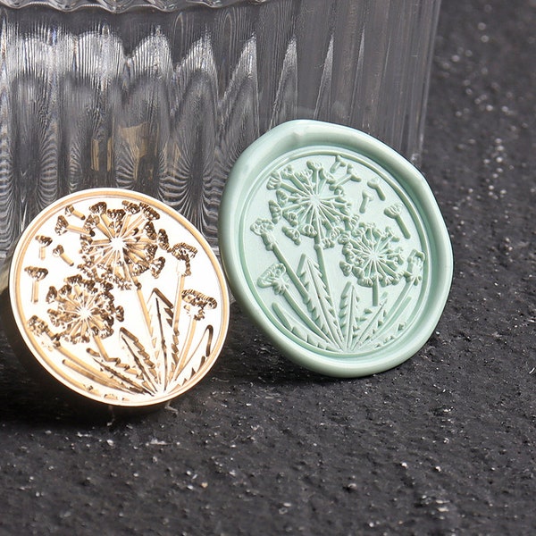 Dandelion Stamp - Etsy UK