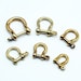 Brass Shackle Solid Brass U Lock Clasp With Screw - Etsy