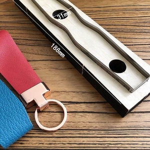 Custom Size Keychain Leather Cutting Die Cut Mold,key Chain Leather ...