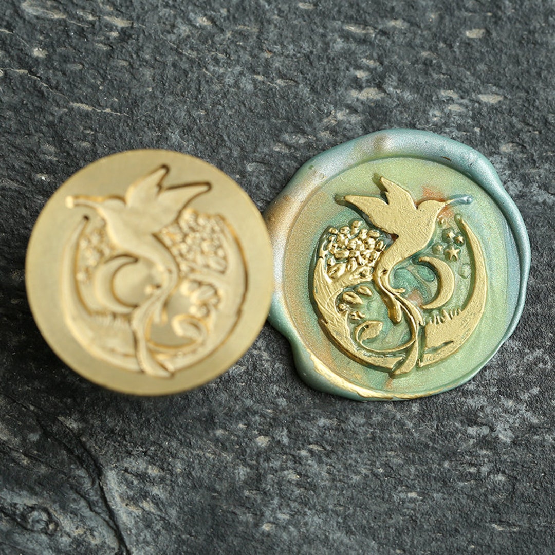 Hummingbird Wax Seal Stamp Kit Wedding Custom, Wax Stamp Seal ,sealing ...