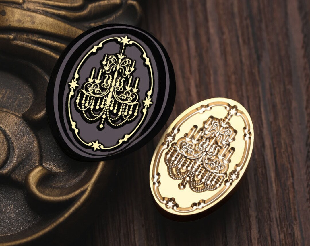 Phantom Crystal Wax Seal Stamp Kit Wedding ,irregular Shape Relief Wax ...