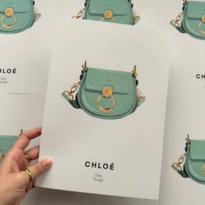 Chloè Illustration, Bag, Bag Illustration, Bag Clipart Digital Download ...