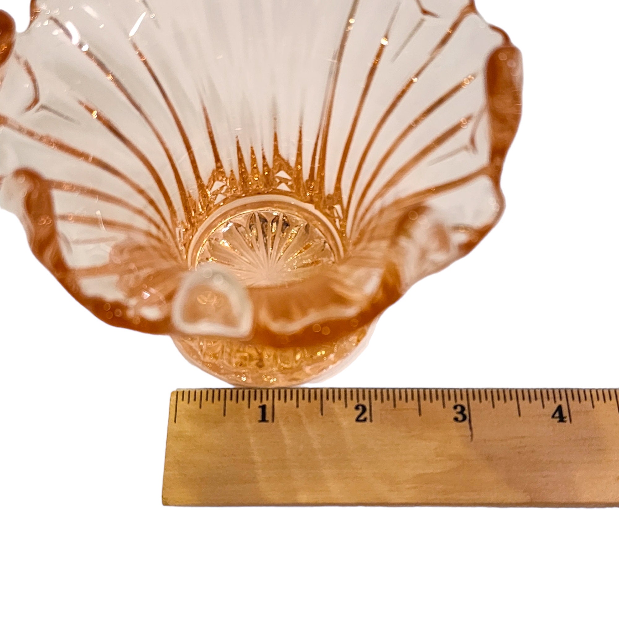 Sowerby Art Deco 1930's Pink Glass Lily Posy Bud Vase 4" Tall - Etsy