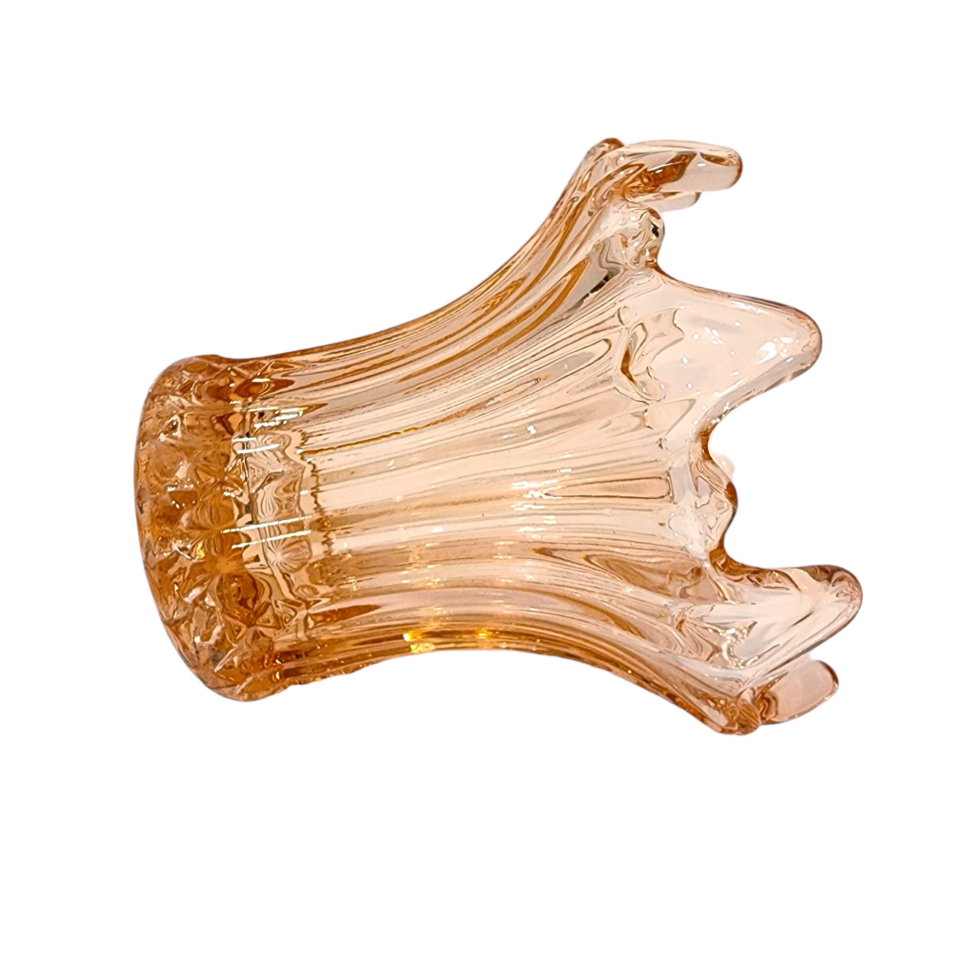 Sowerby Art Deco 1930's Pink Glass Lily Posy Bud Vase 4" Tall - Etsy