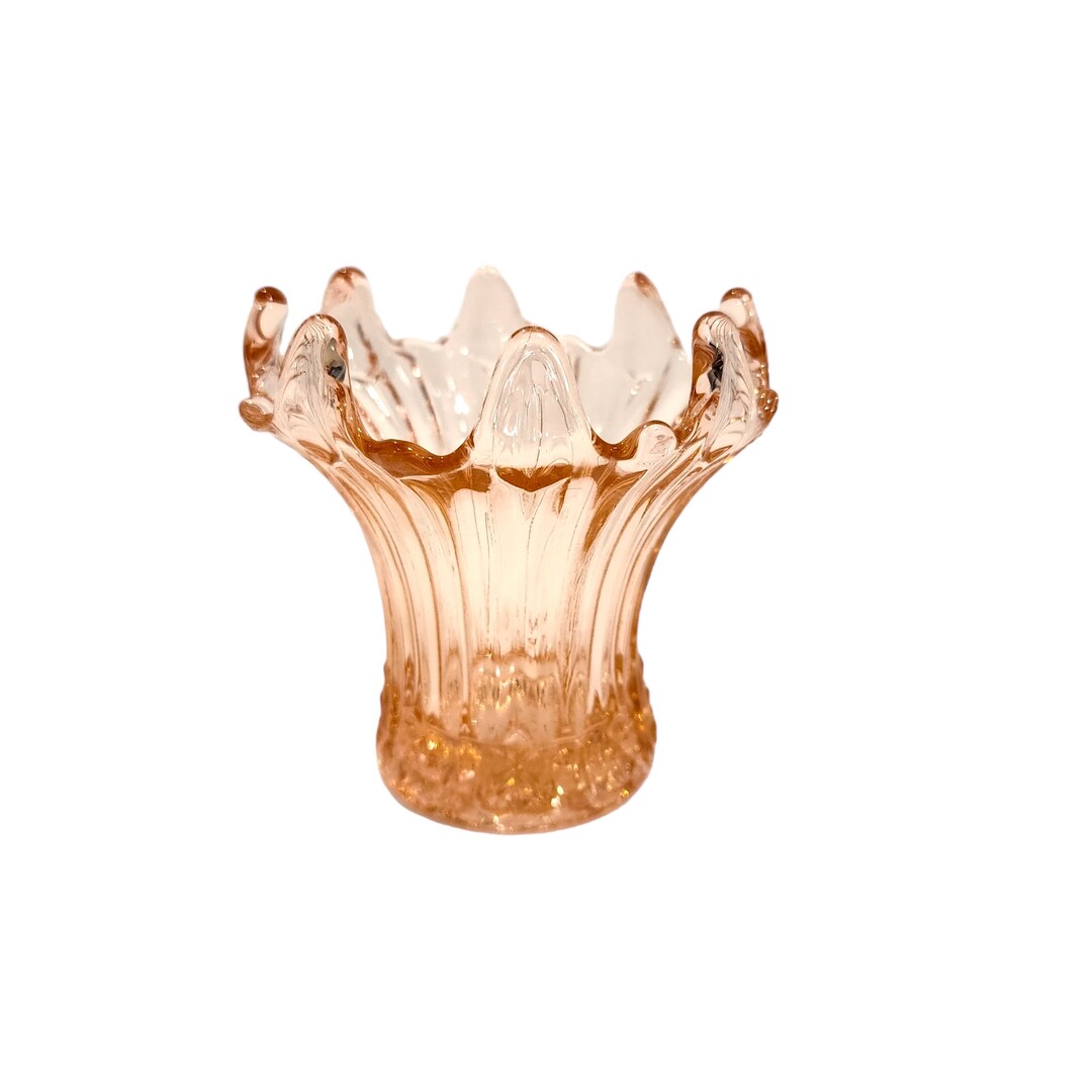 Sowerby Art Deco 1930's Pink Glass Lily Posy Bud Vase 4" Tall - Etsy