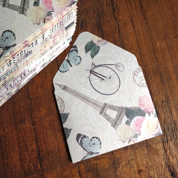 Paris Envelope - Etsy