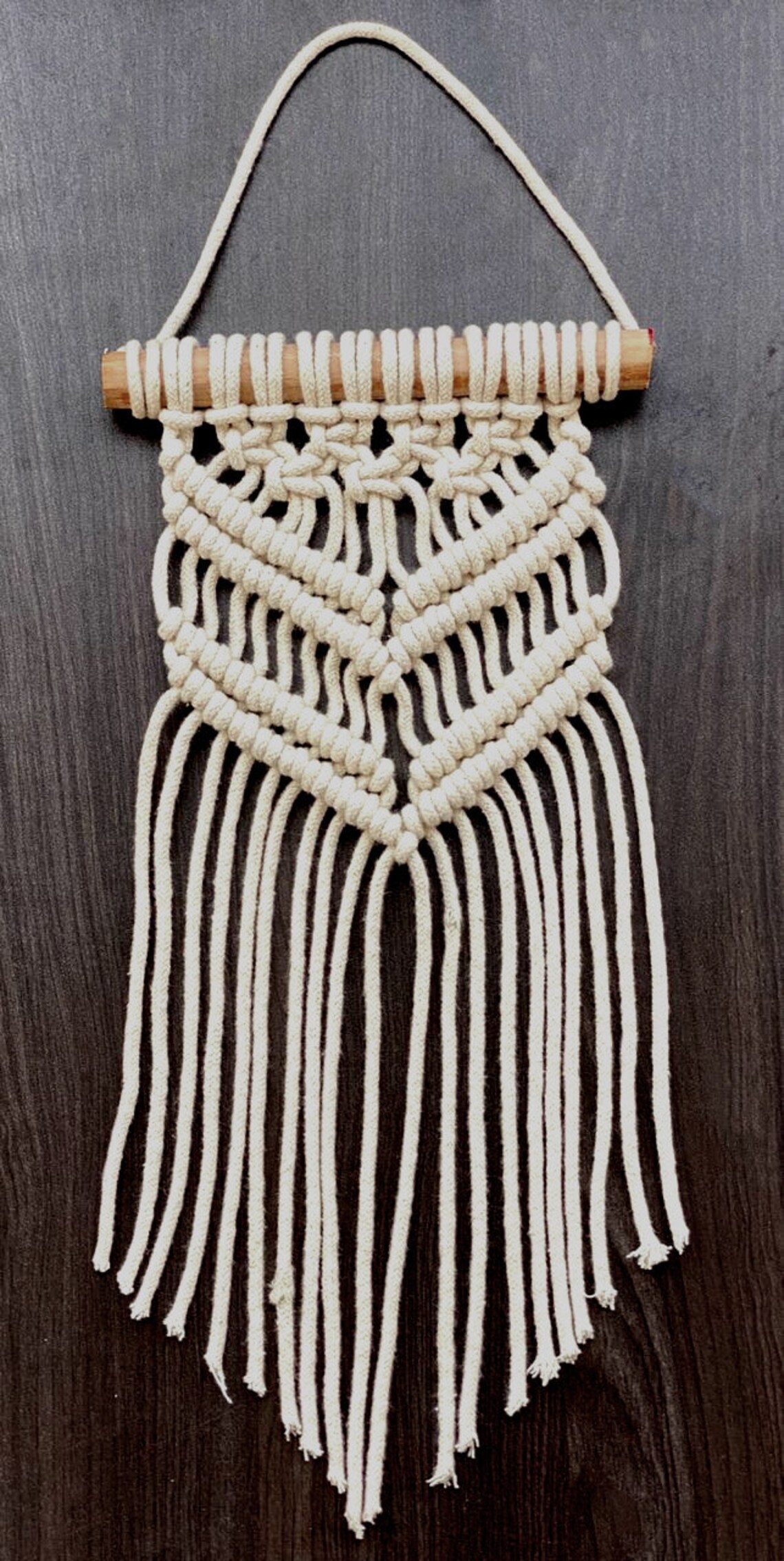 DIY Mini Macrame Kit Macrame Kit Simple Macrame Patte Rn - Etsy