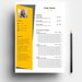 Bright Resume Template and Cover Letter Template for Microsoft Word ...
