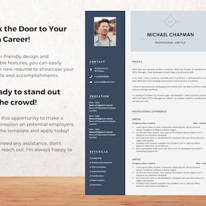 Modern Resume Template & Cover Letter (microsoft Word) - Etsy