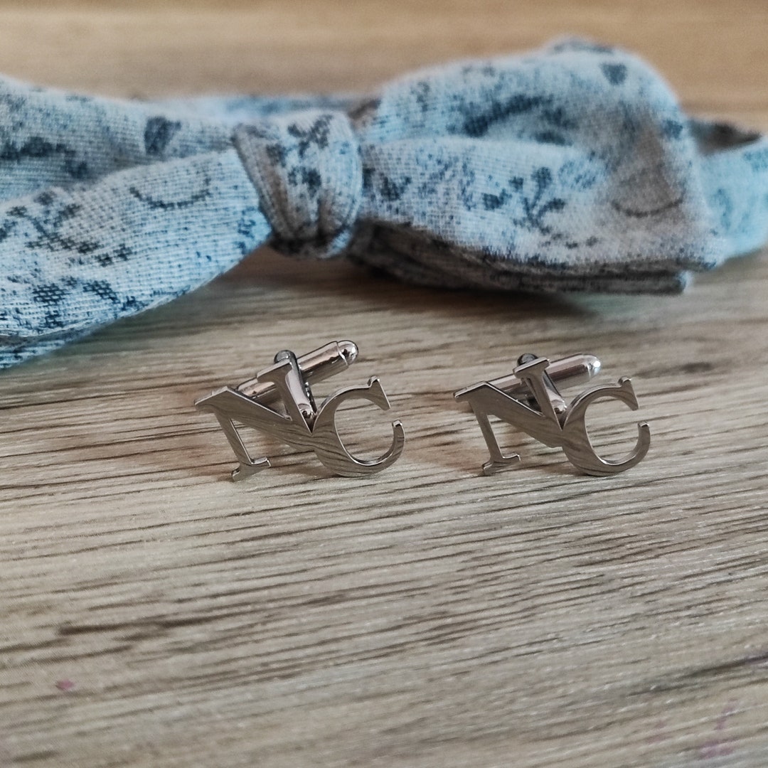 Manschettenknöpfe Initialien I Hochzeit Geschenk Bräutigam I - Etsy.de
