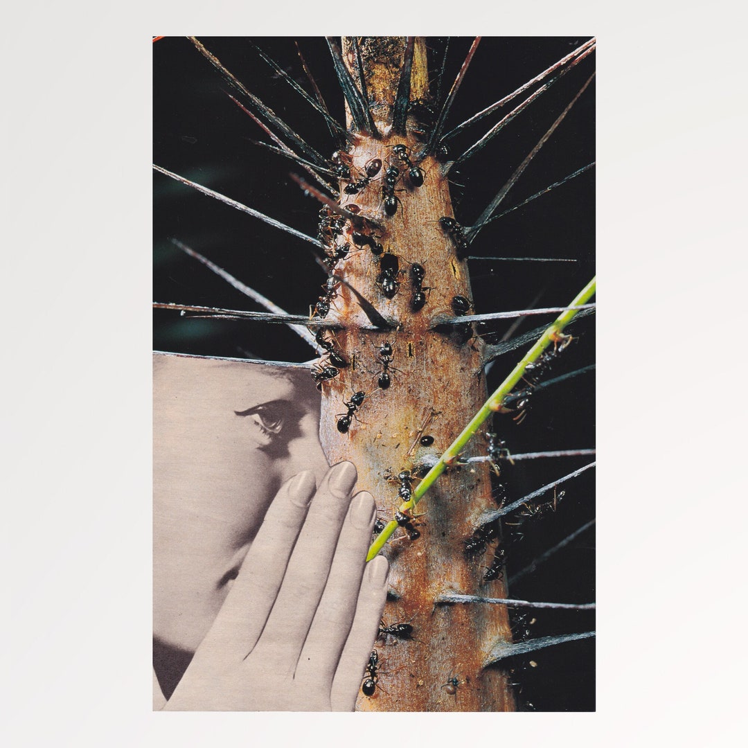 Like Ants Original Paper Collage Handmade 16.5 X 25cm - Etsy