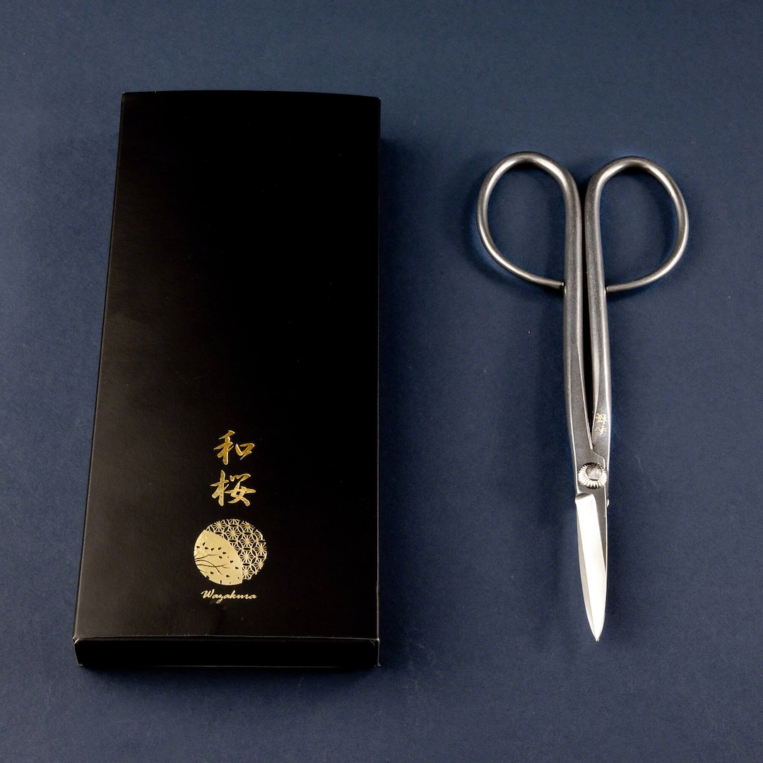 Wazakura Made in Japan Yasugi Stainless Steel Twig Bonsai Scissors 8.27" (210 Mm), Japanese ...