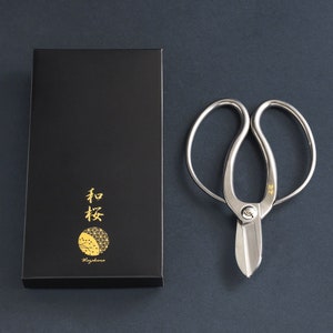 Wazakura Made in Japan Yasugi Stainless Steel Koryu Scissors 6.5" (165 Mm) Ikebana Floral Tool ...