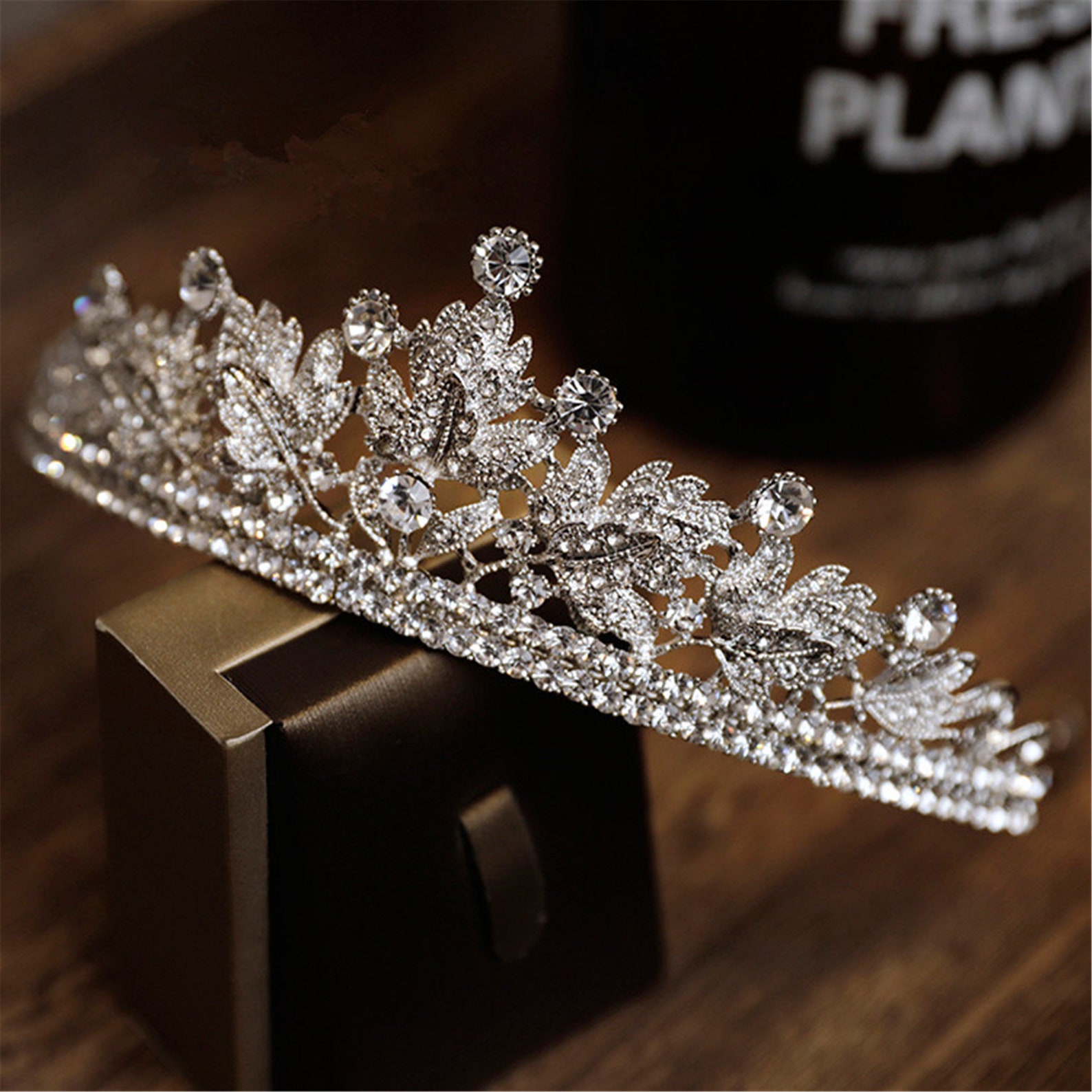 Dreamy Crown Minimalist Crown Elegant Rhinestone Crown | Etsy