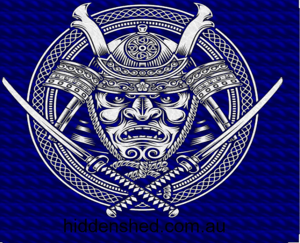 Samurai Warrior Mask SVG (digital Download) - Etsy