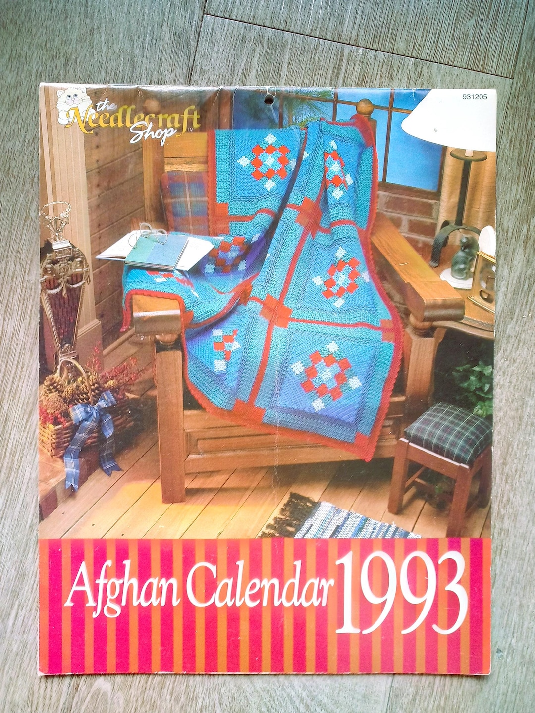 Afghan Calendar 1993 by the Needlecraft Shop - Etsy