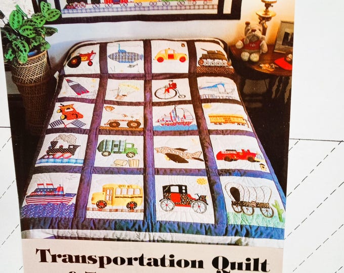Transportation Quilt Pattern - Etsy