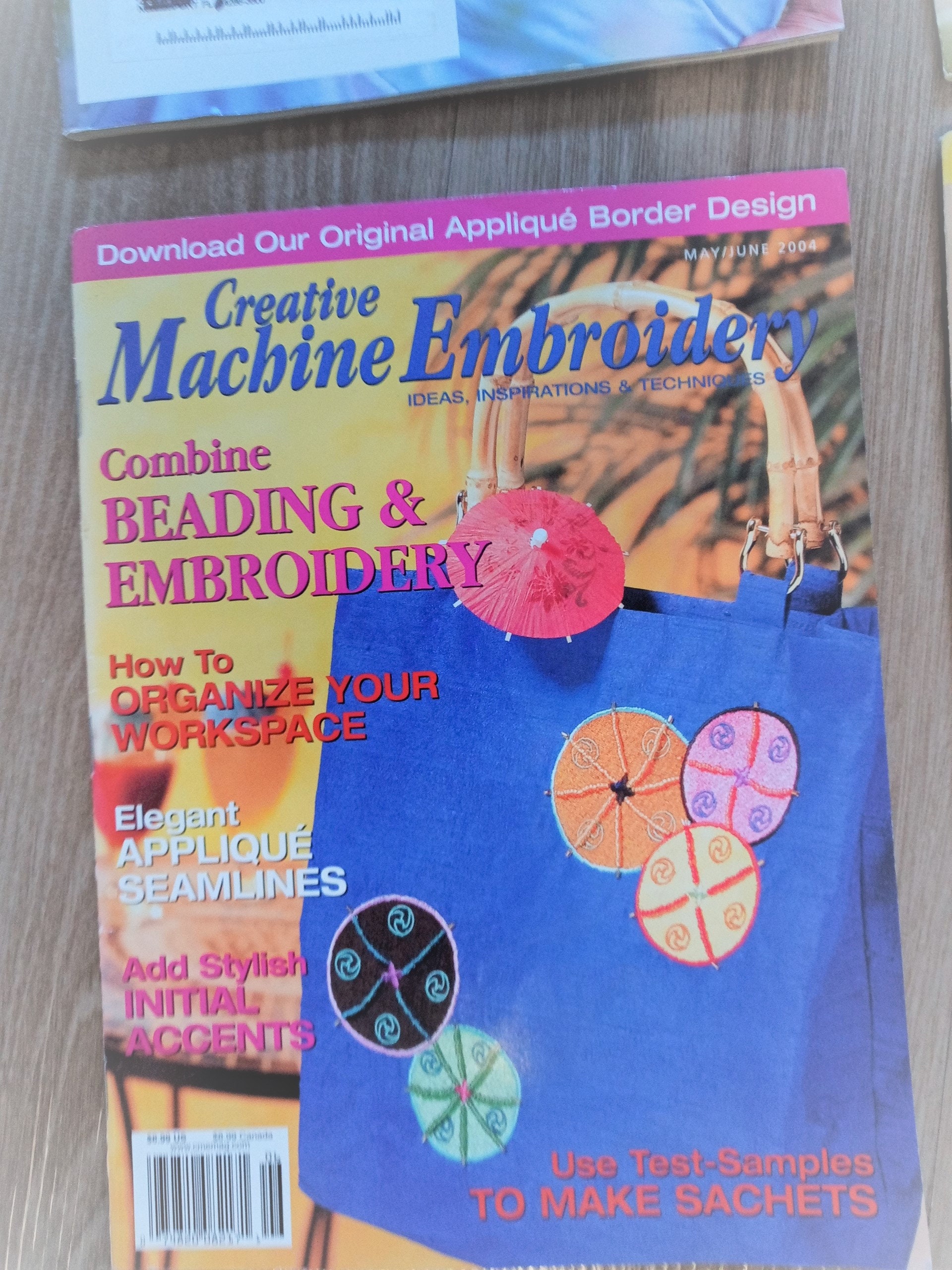 Creative Machine Embroidery Magazines, Fine Handiwork Pattern Book ...