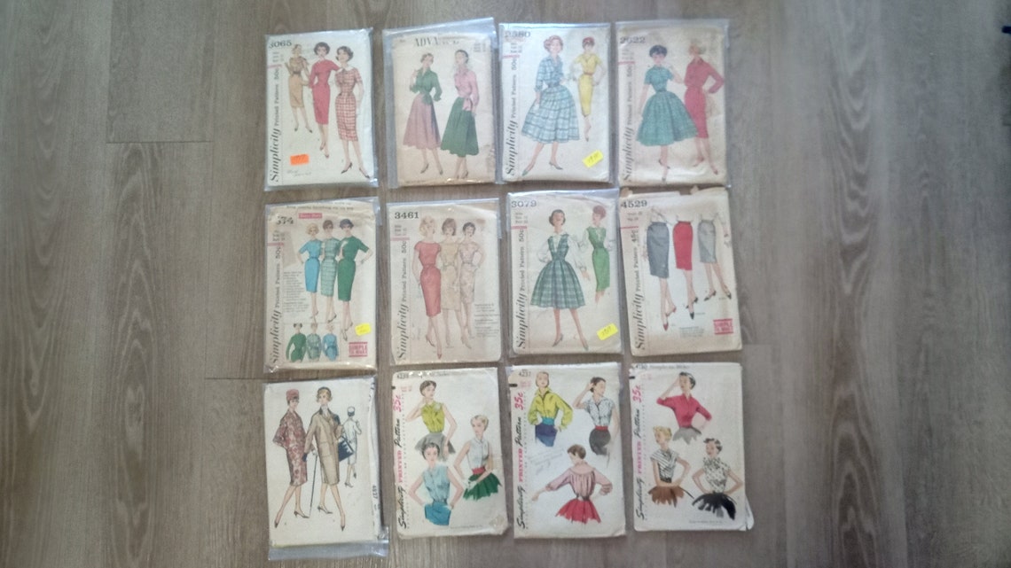 1950s Sewing Patterns - Etsy
