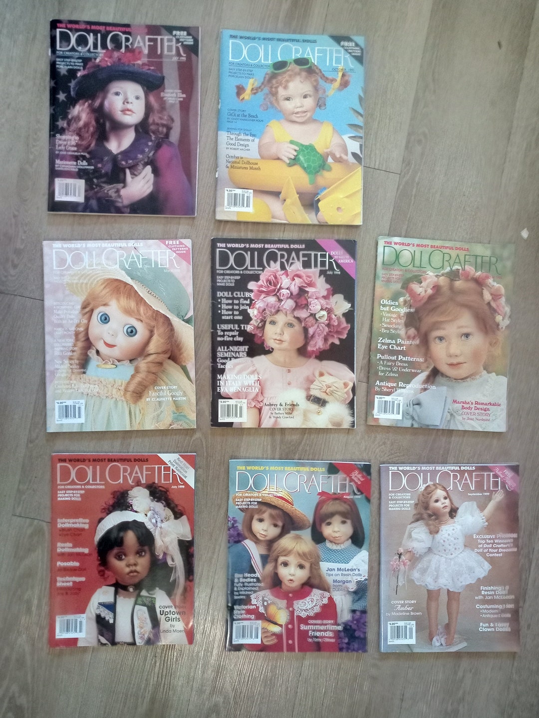Doll Crafters magazines 1993,94,95,98,99 - Etsy.de