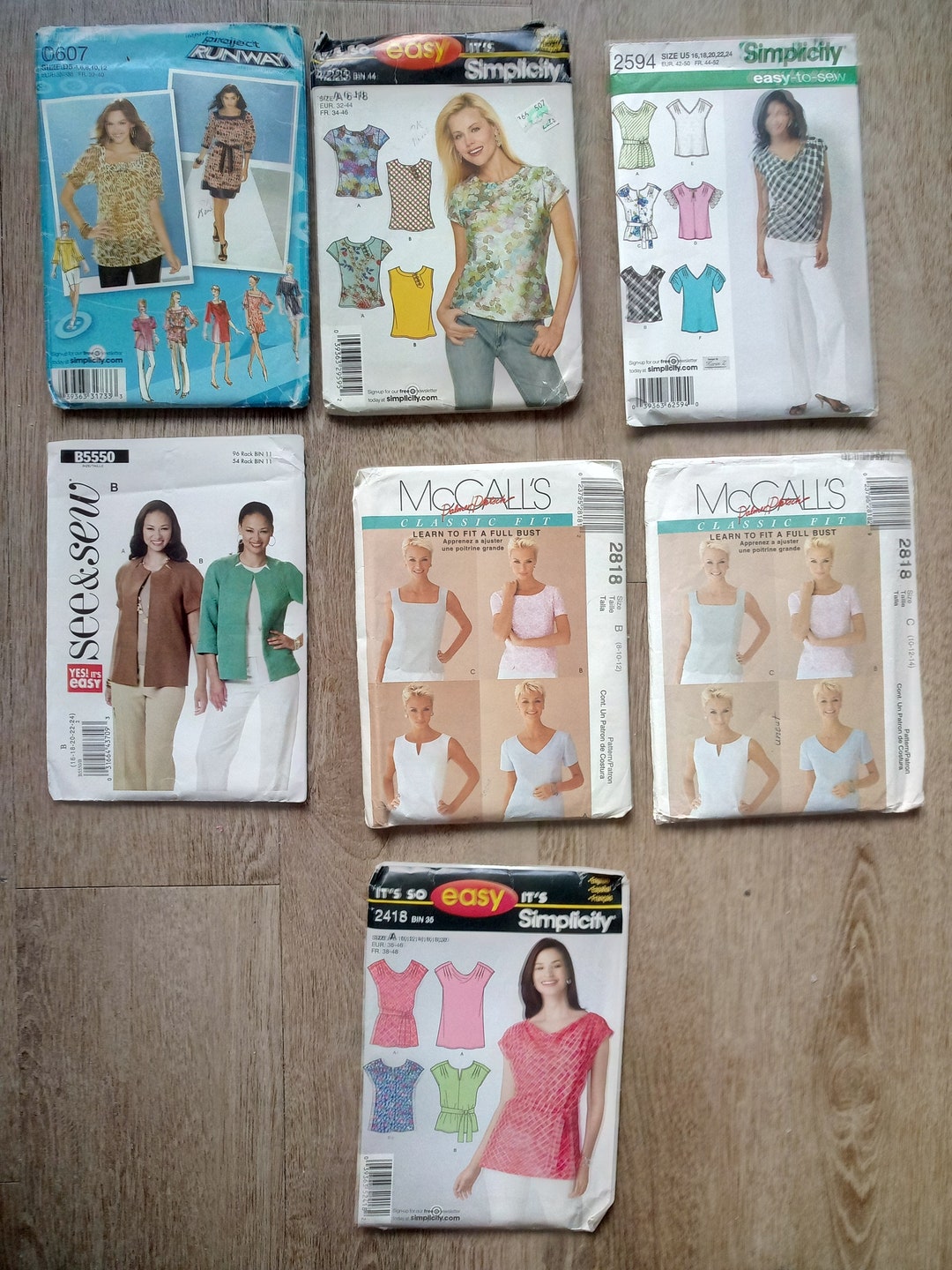 Misses Tops Size 4 to 24 UNCUT Patterns! Year 2000 Up - Etsy