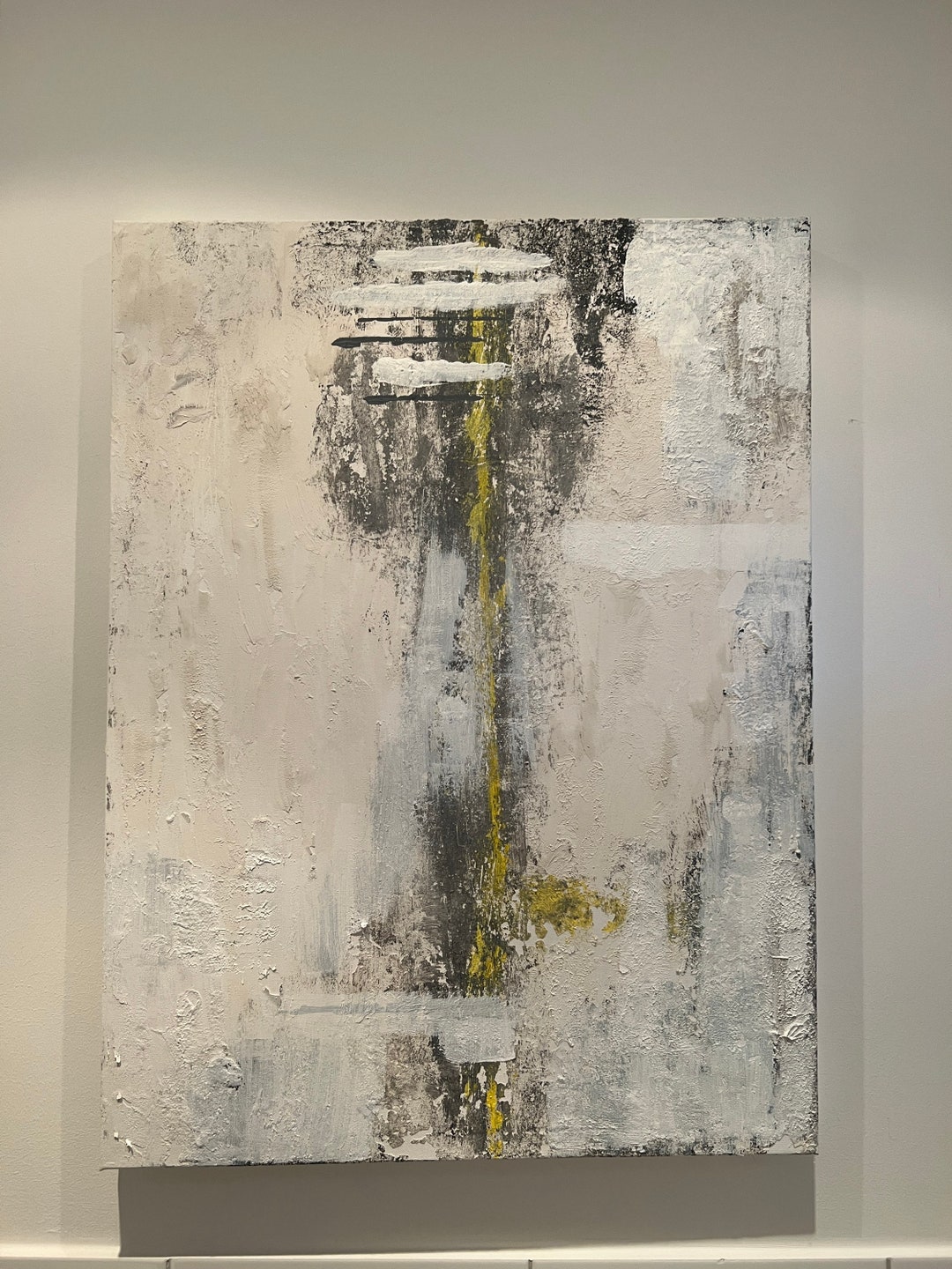 SYLT / Abstract Art Acrylic Painting on Canvas Large Image - Etsy