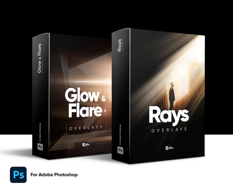 45 Ultra Realistic Cinematic Photoshop Overlays Pack, Light, Rays, Glow ...