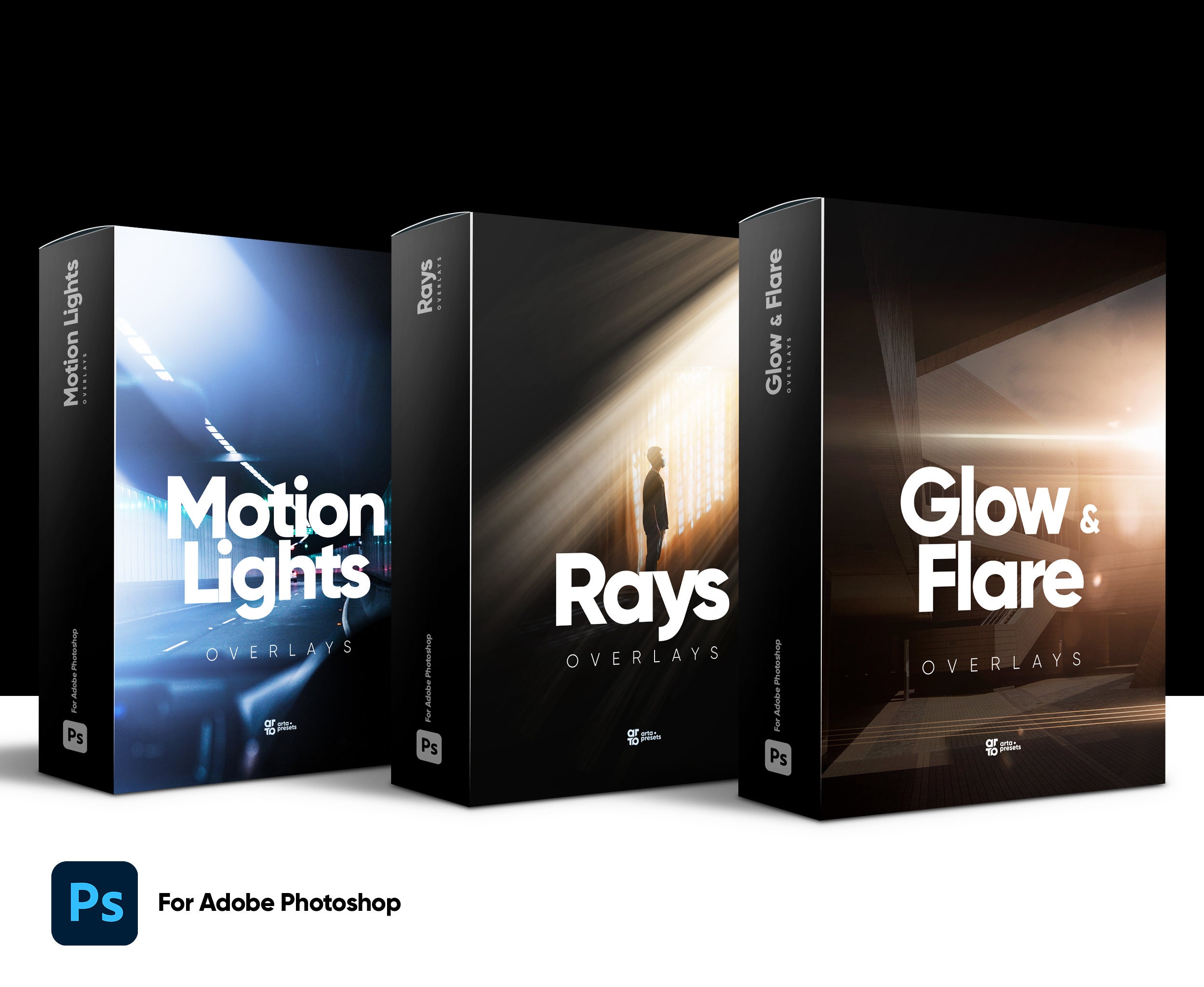 87 Ultra Realistic Cinematic Photoshop Overlay Bundle, Rays, Motion ...