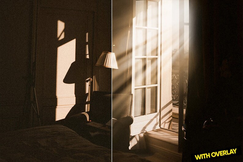 45 Ultra Realistic Cinematic Photoshop Overlays Pack, Light, Rays, Glow ...