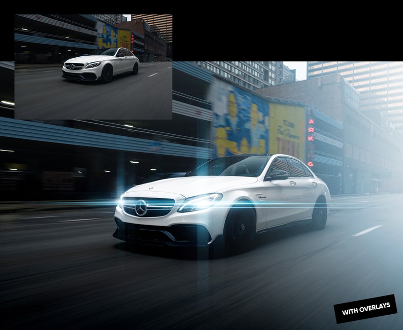 45 Ultra Realistic Cinematic Photoshop Overlays Pack, Light, Rays, Glow ...